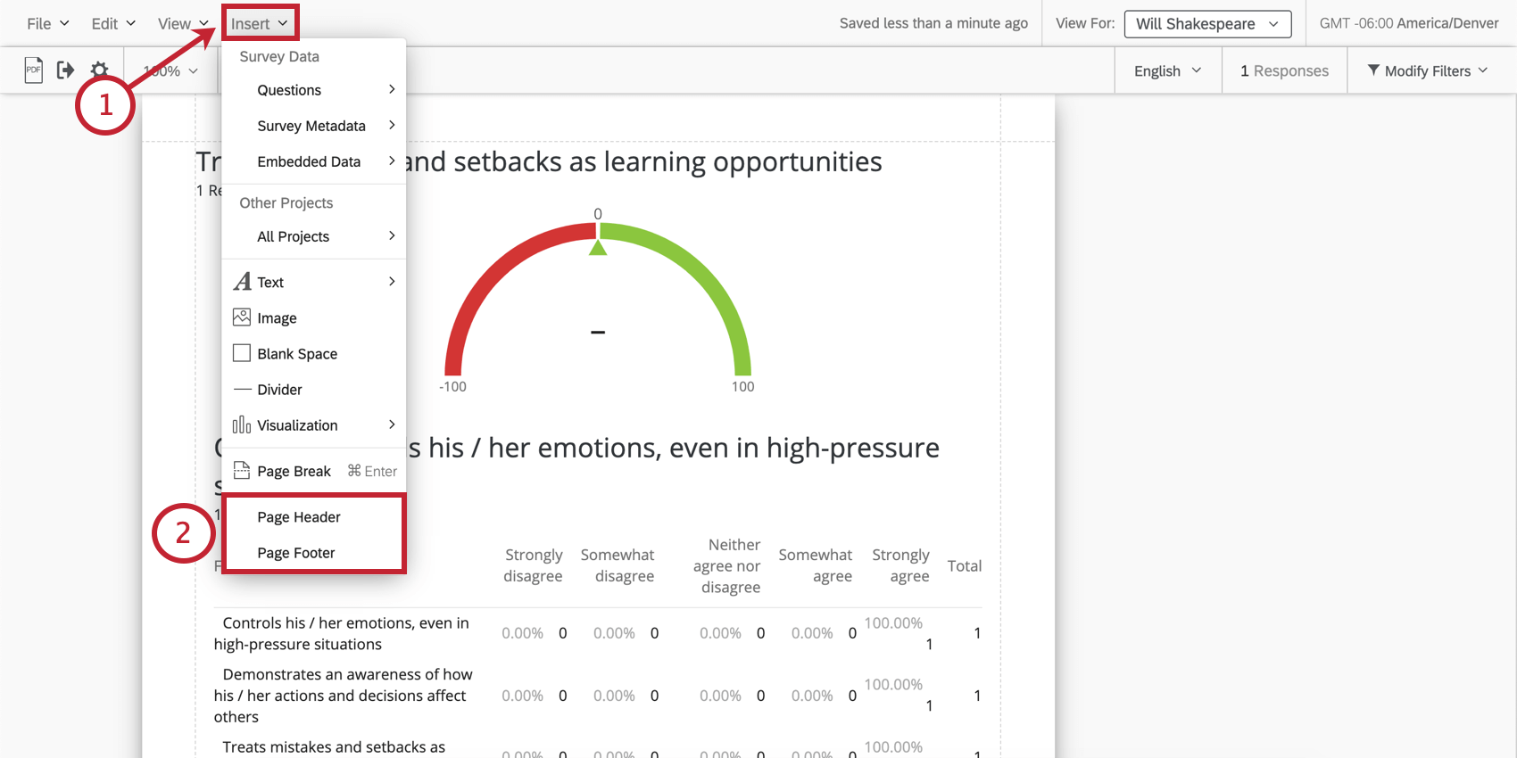 Inserting Reports Content (360)
