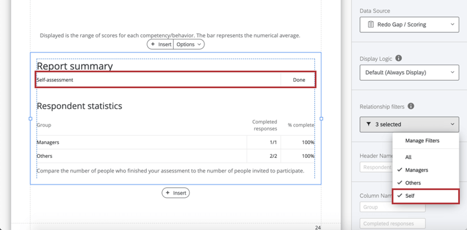Report Summary Table (360)