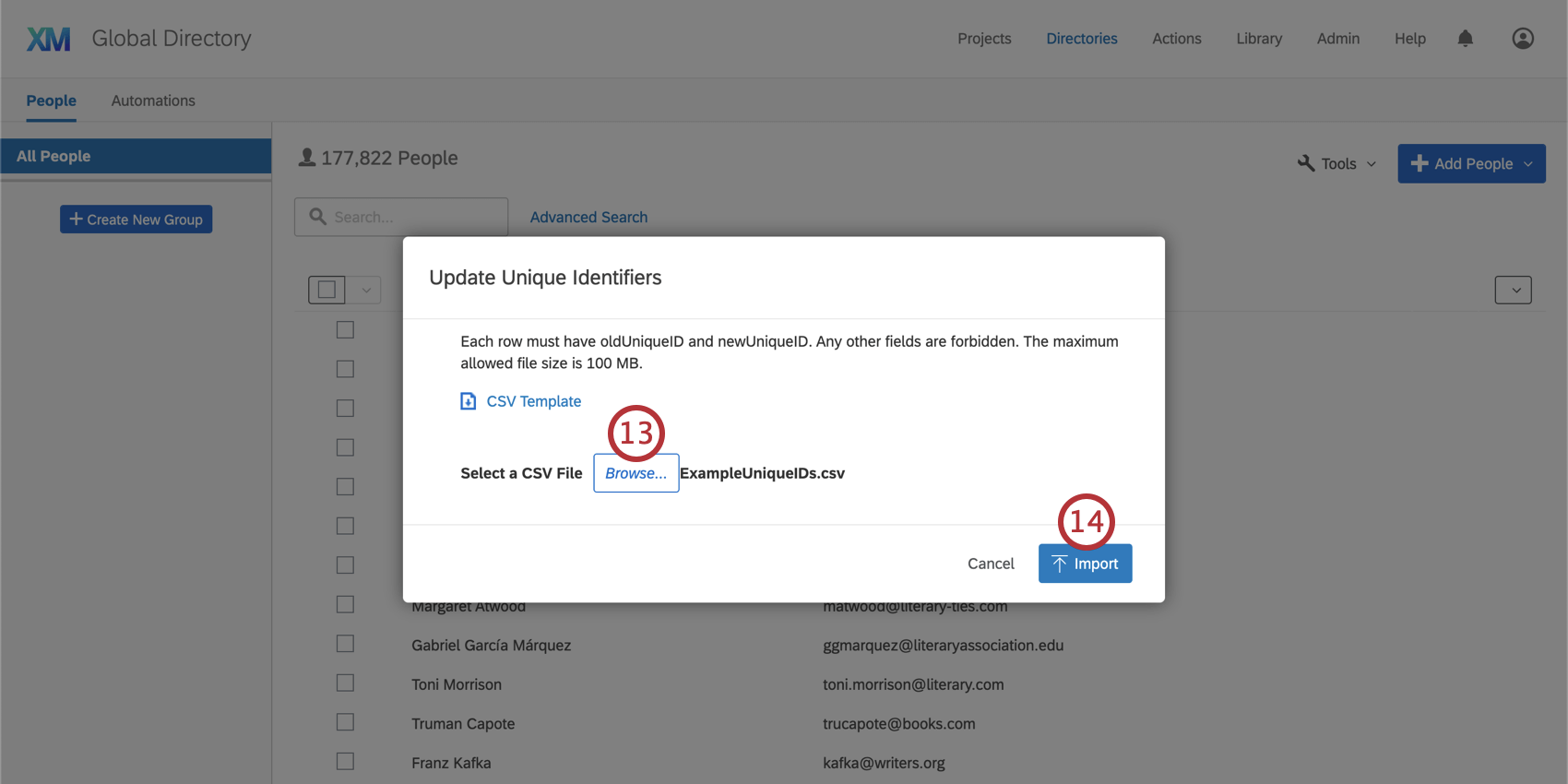 Unique Identifiers (EX & 360)