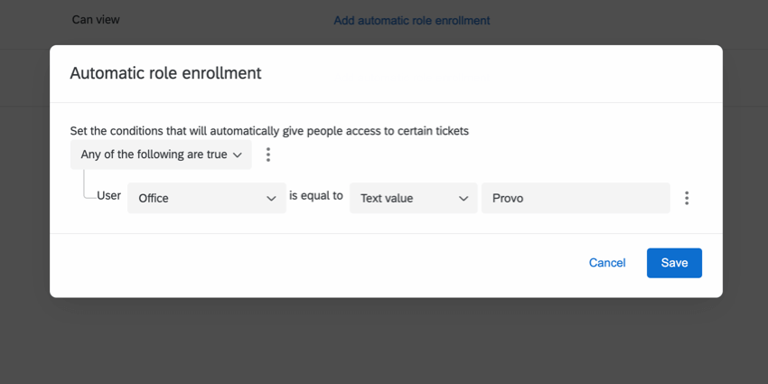 Ticket Permissions