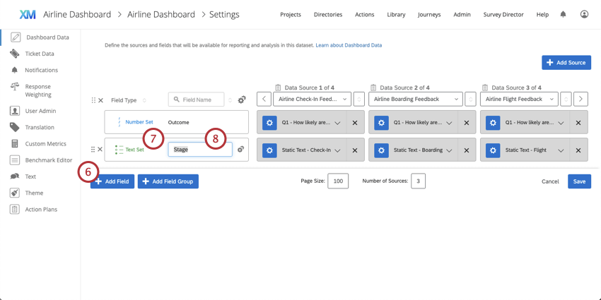 Configuring Dashboard Data for Journeys