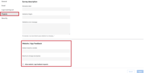 Organization Settings