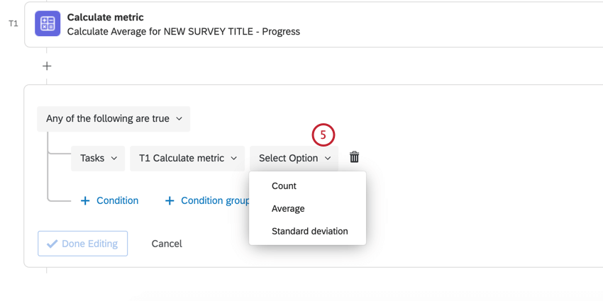 Calculate Metric Task