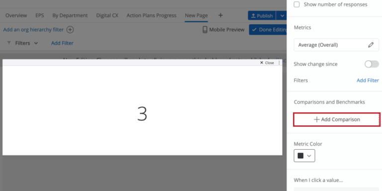 Number Chart Widget (CX)