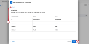 Extract Data from SFTP Files Task