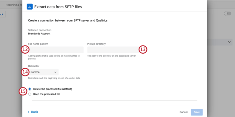 Extract Data from SFTP Files Task