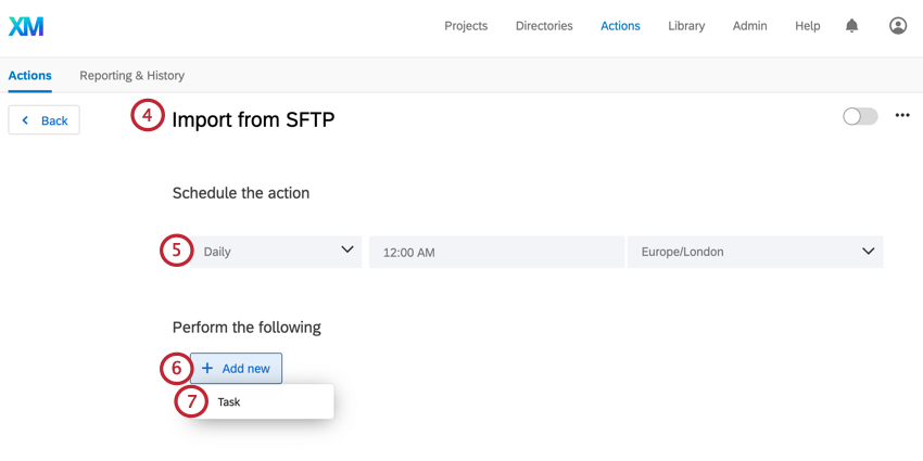 Extract Data from SFTP Files Task