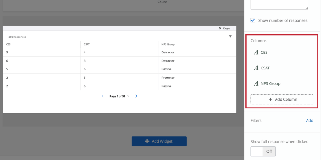 Record Grid Widget (CX)