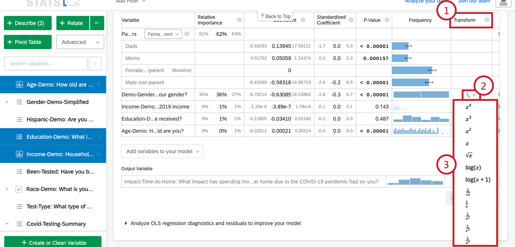 Regression & Relative Importance