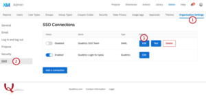 Configuring Organization SSO Settings