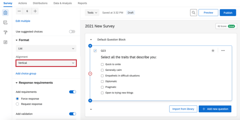 Multiple Choice Question