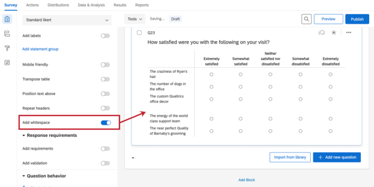 Matrix Table Question