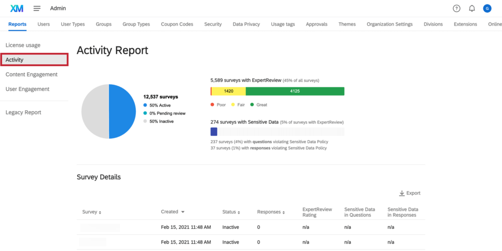 Admin Basic Overview