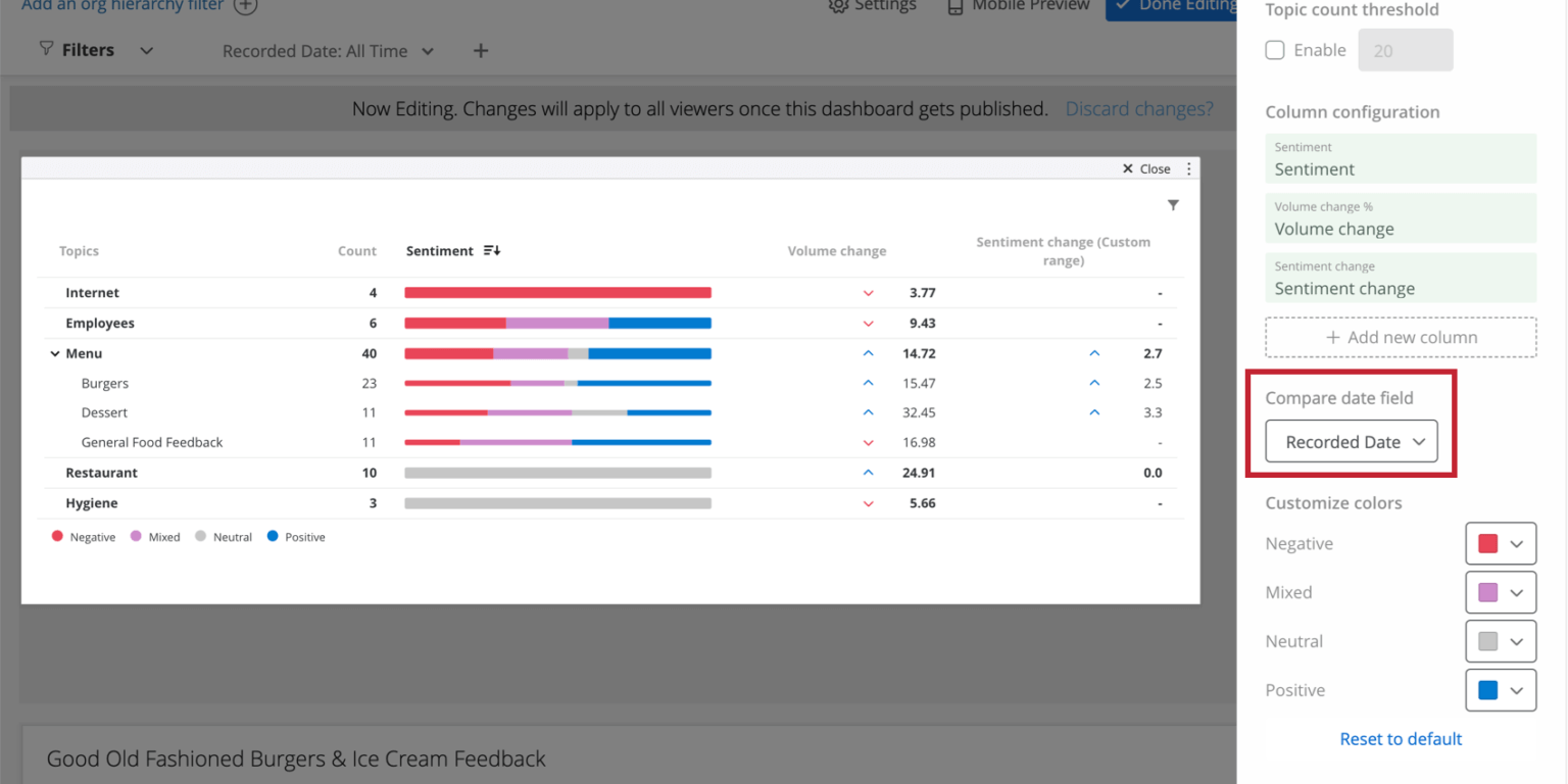 Text iQ Table Widget (CX)
