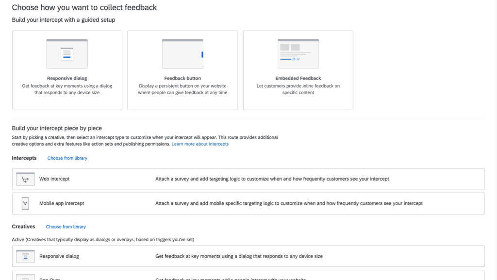 Creating a Website & App Feedback Project