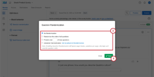 Question Randomization