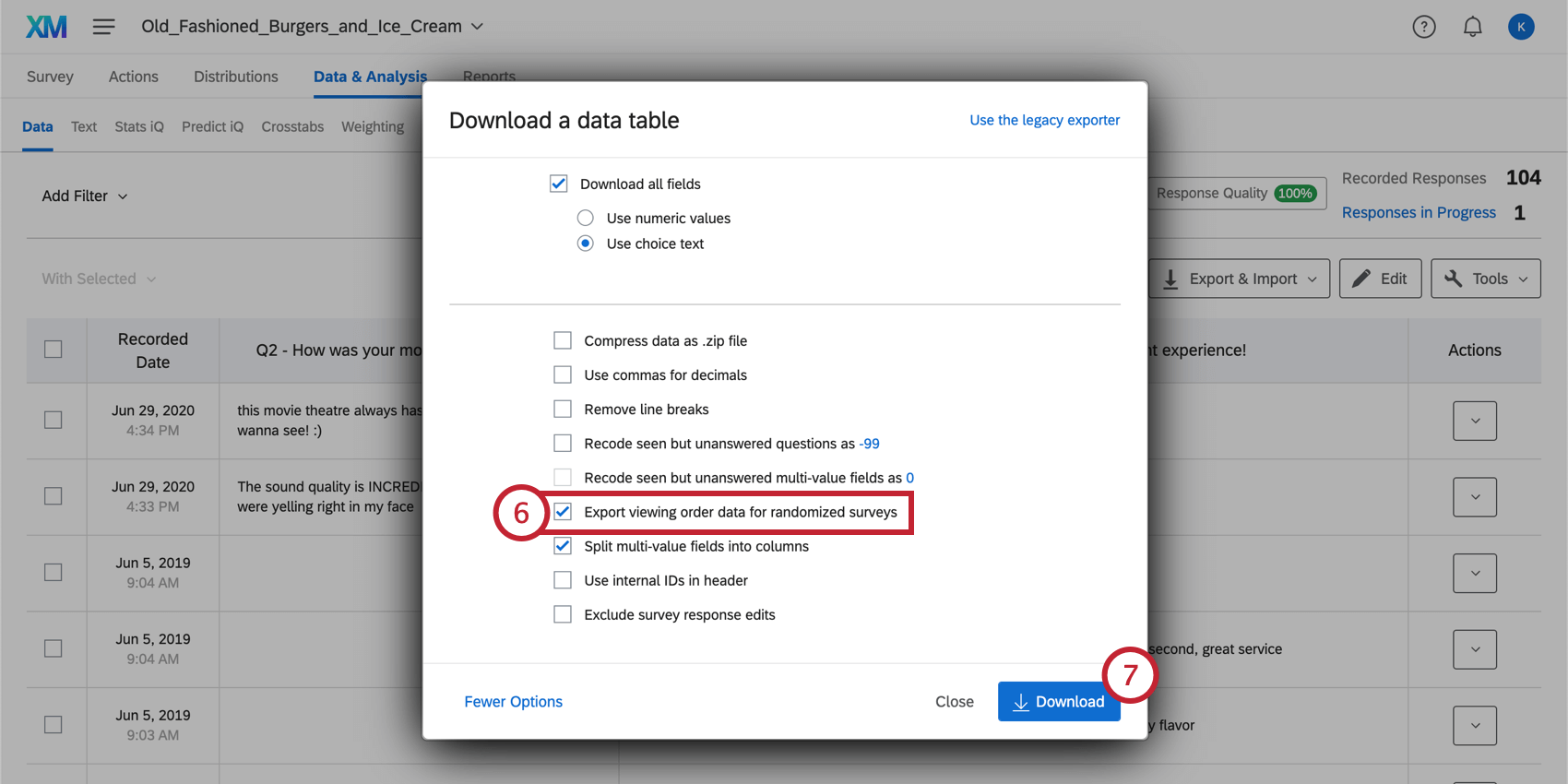 Question Randomization