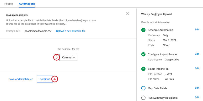 Employee Directory Import Automations (EX)