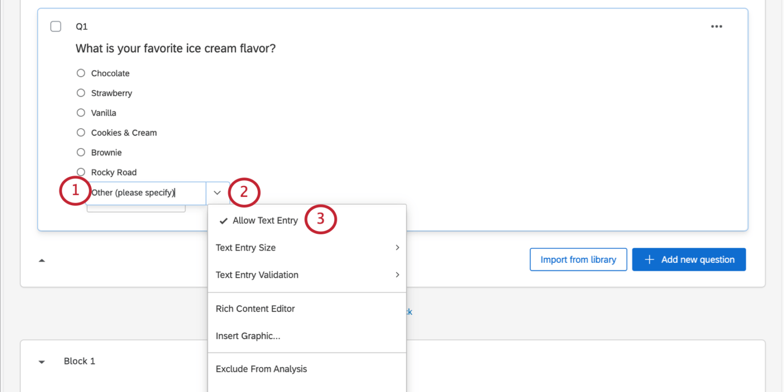 Formatting Answer Choices