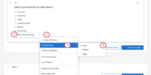 Formatting Answer Choices