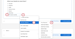 Formatting Answer Choices