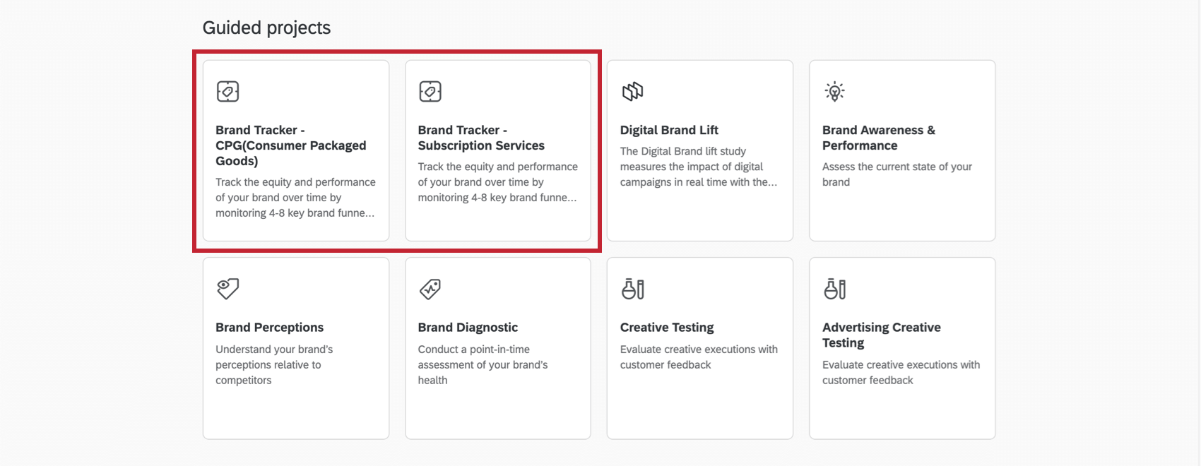 Brand Tracker Projects