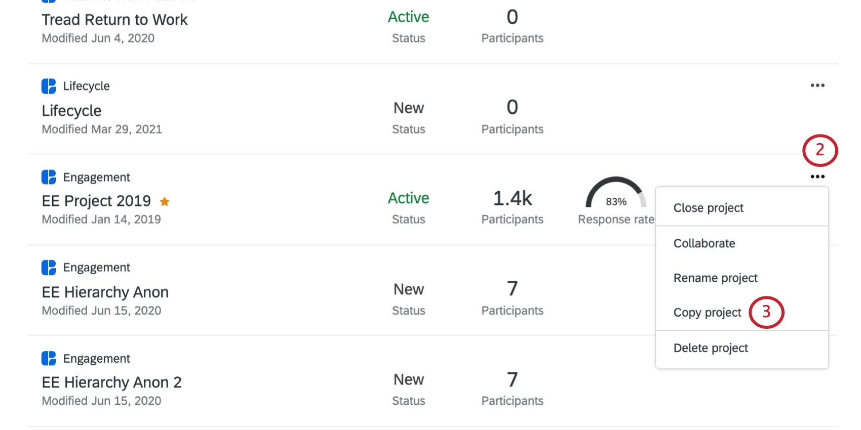 Creating a Project (EX)