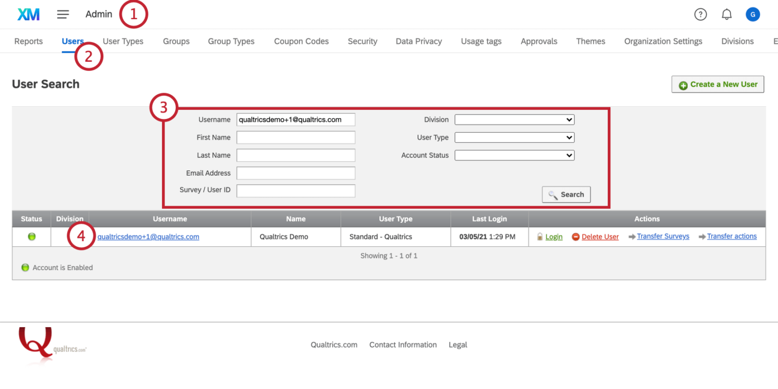 Creating & Managing Users