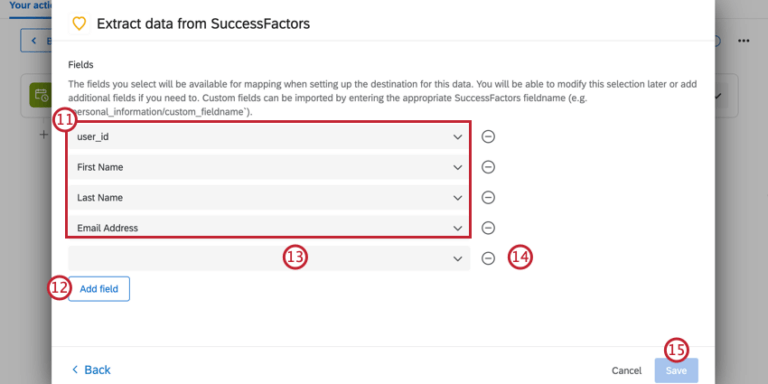 Extract Data from SuccessFactors Task