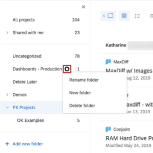 Organizing & Viewing Your Projects