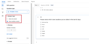 Formatting Answer Choices