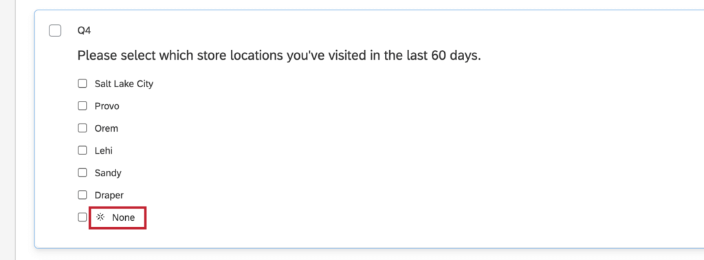 Formatting Answer Choices