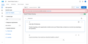 Check Survey Accessibility