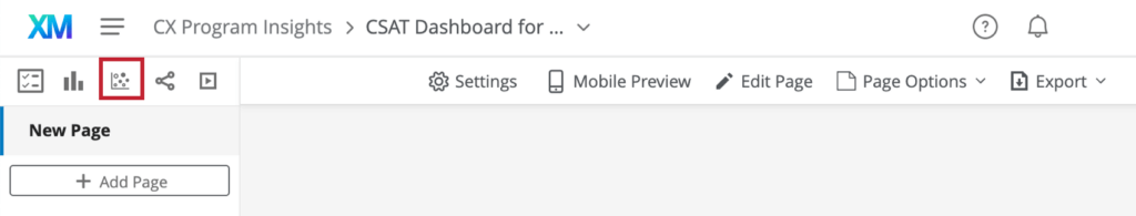 Text iQ in CX Dashboards