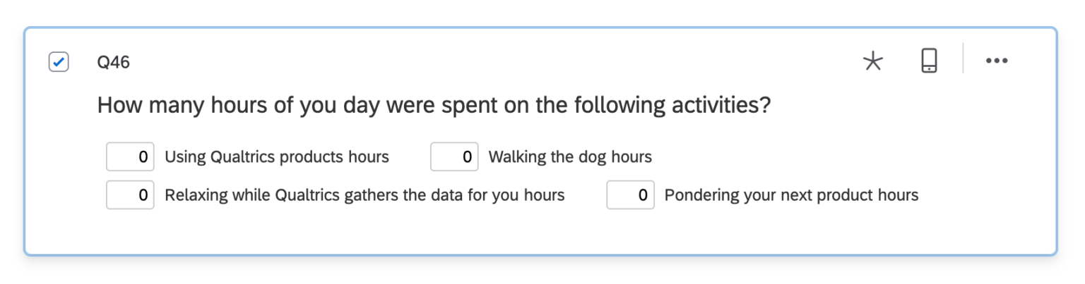 Constant Sum Question