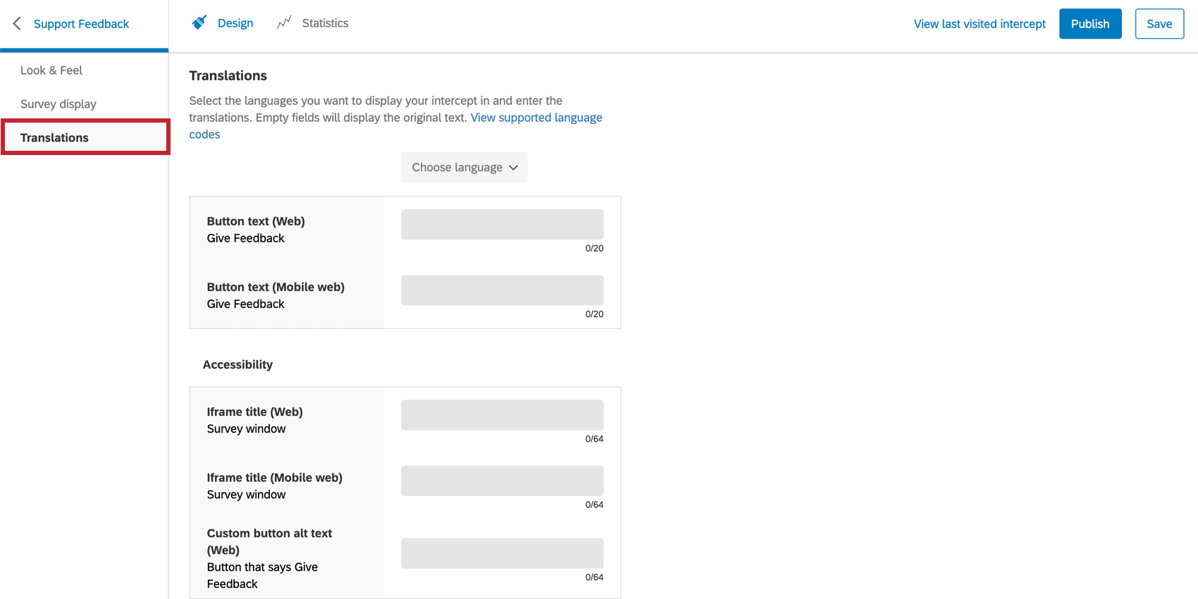 Feedback Button Creative