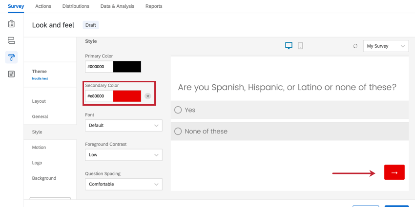Survey Style & Motion