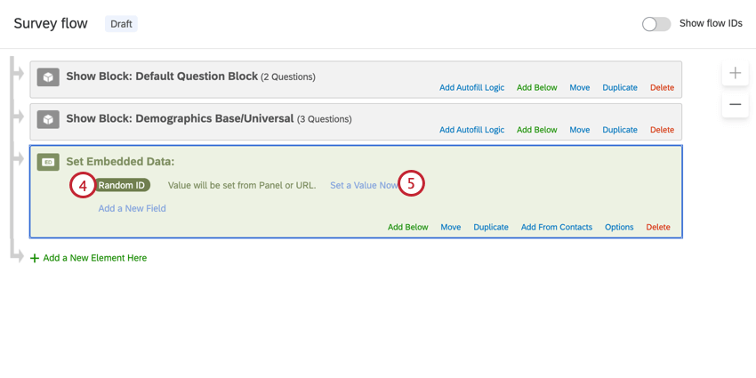 Assigning Randomized IDs to Respondents