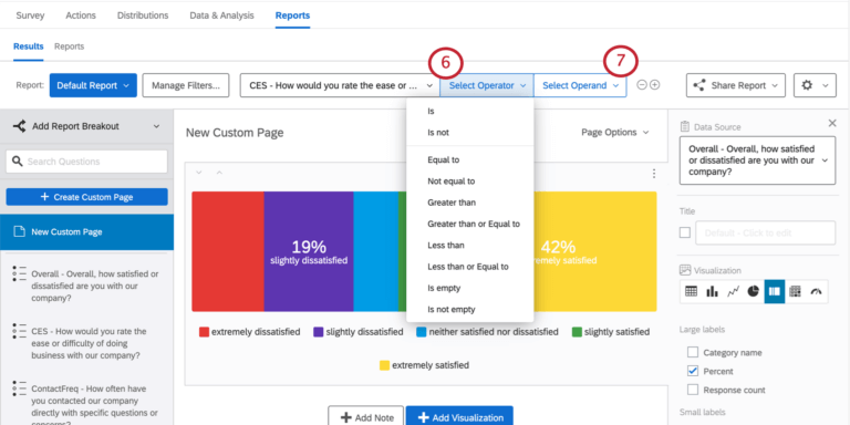 Filtering Results-Reports