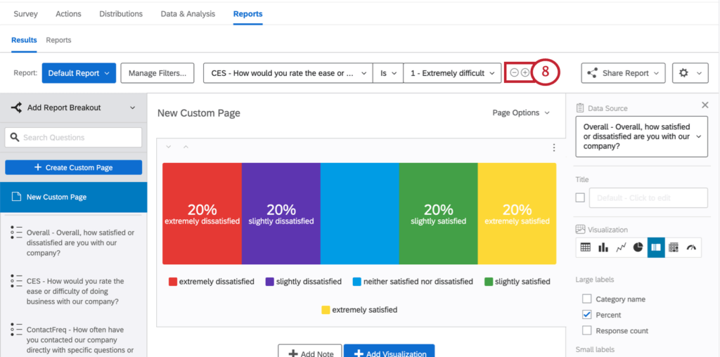Filtering Results-Reports