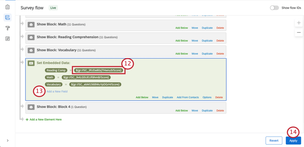 Displaying Messages Based on Scoring