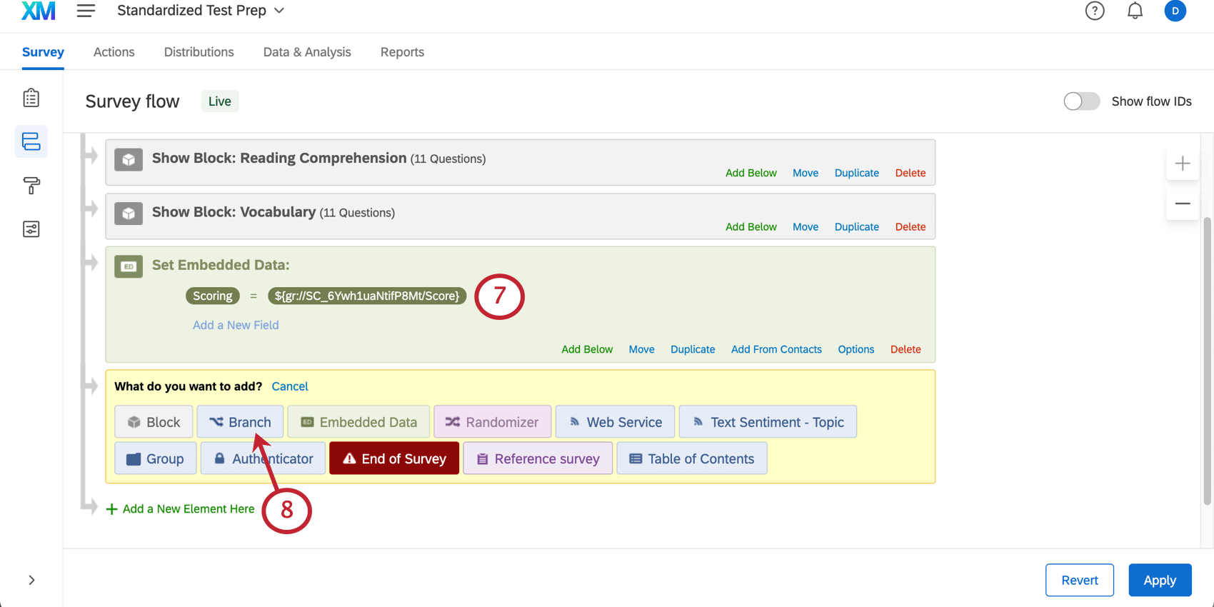 Displaying Messages Based on Scoring