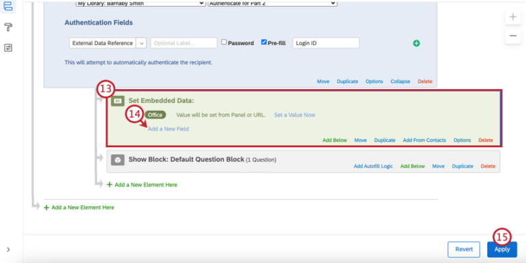 Pulling Data Into a Second Survey (Longitudinal Surveys)
