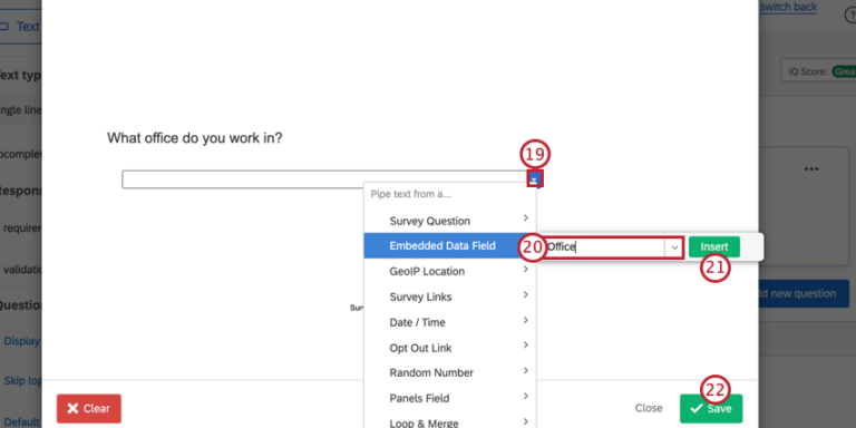 Pulling Data Into a Second Survey (Longitudinal Surveys)