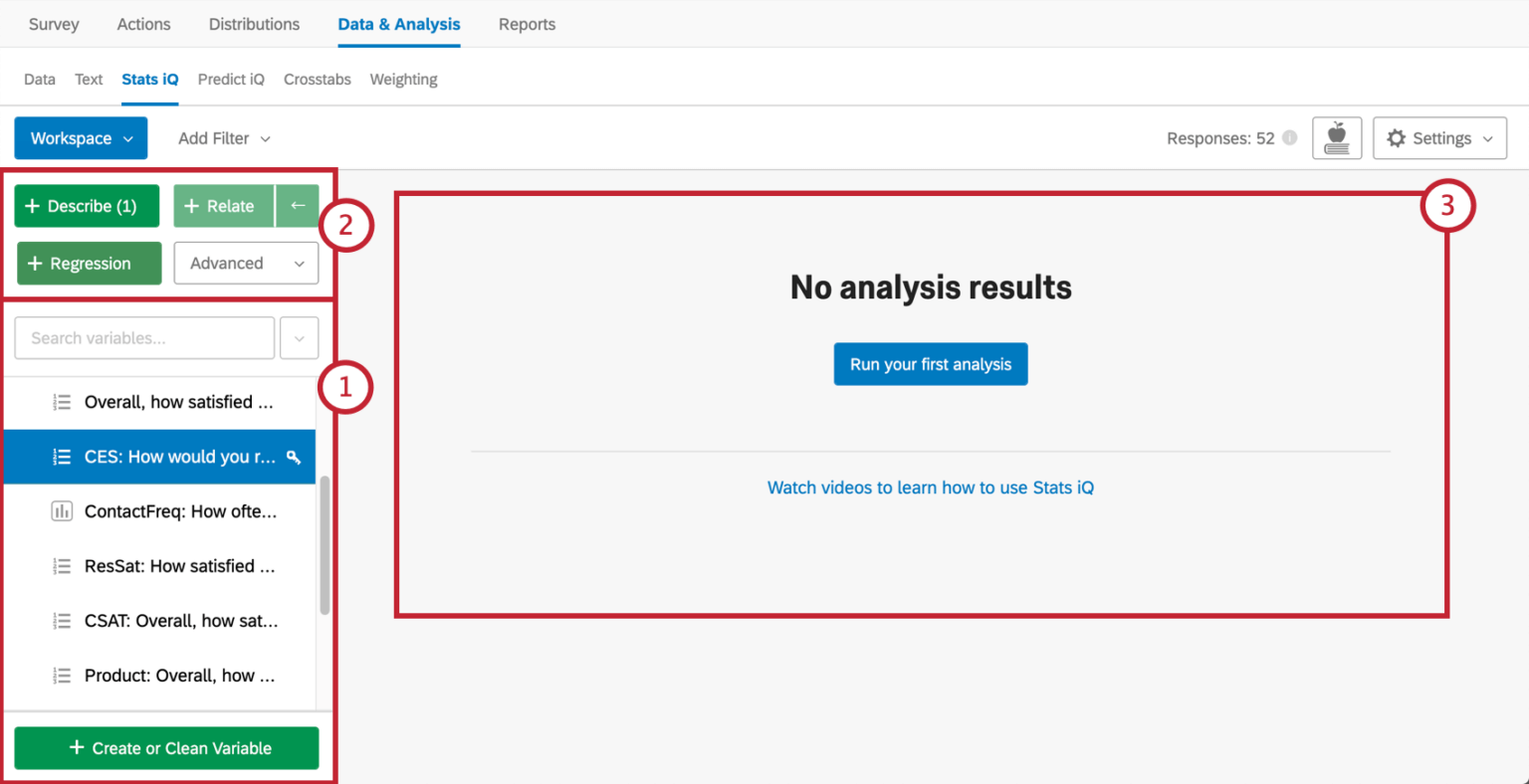 Stats iQ Basic Overview