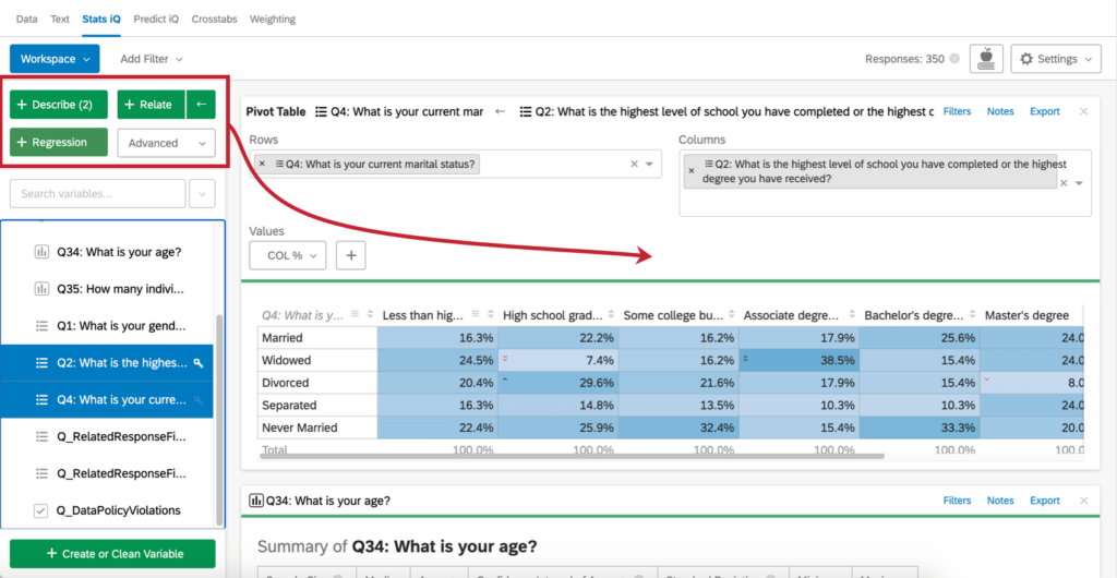 Stats iQ Basic Overview