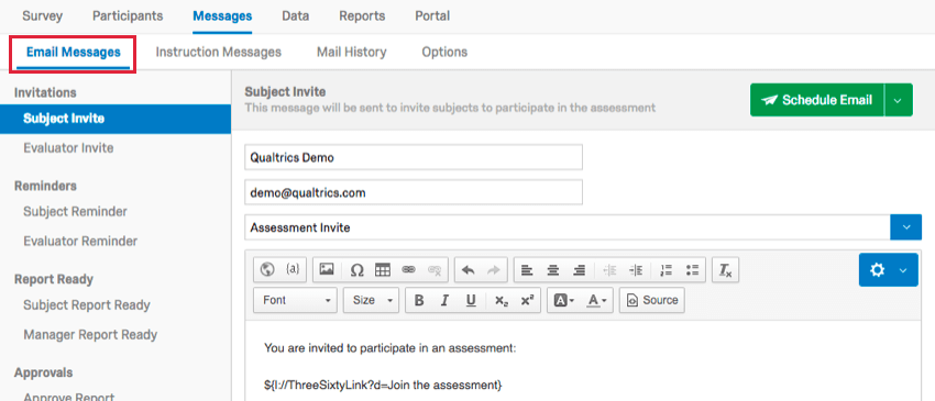 Step 4: Setting Up Your Messages