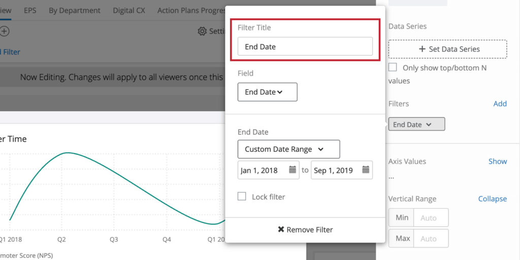 Filtering CX Dashboards