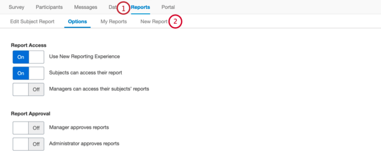 New 360 Reports Basic Overview