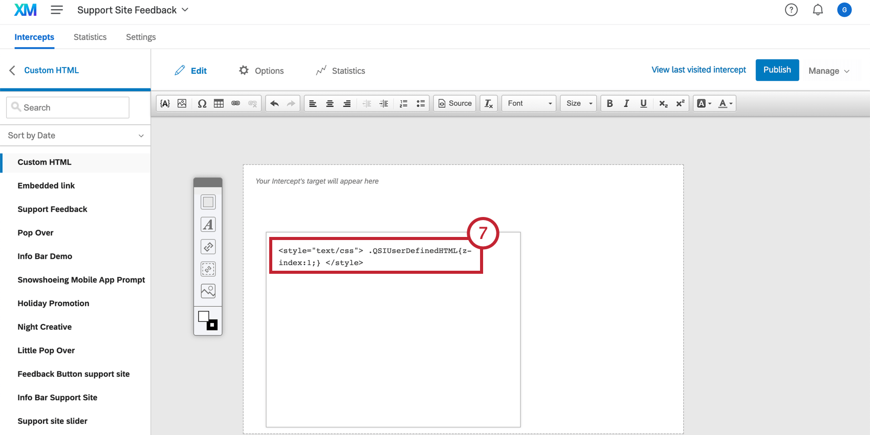 Custom HTML Creative